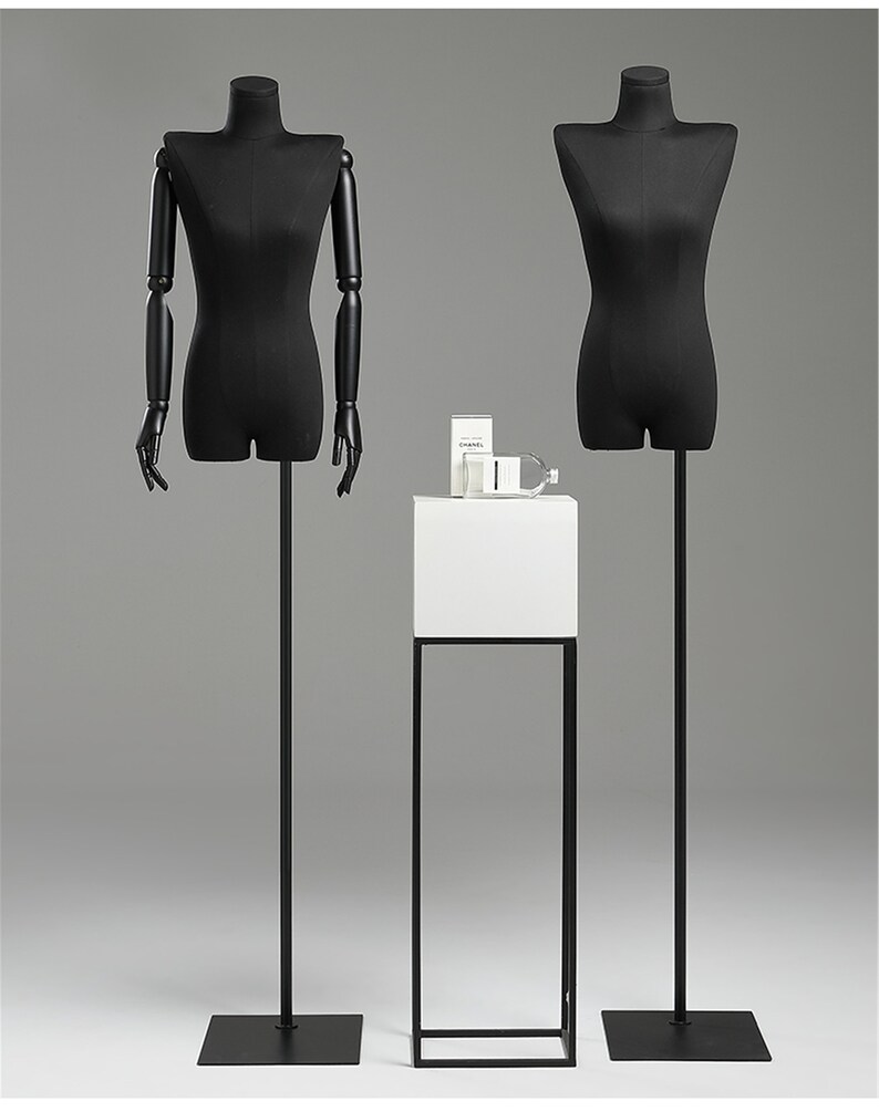 Adjustable Height Female Mannequin Half Body Mannequin With - Etsy