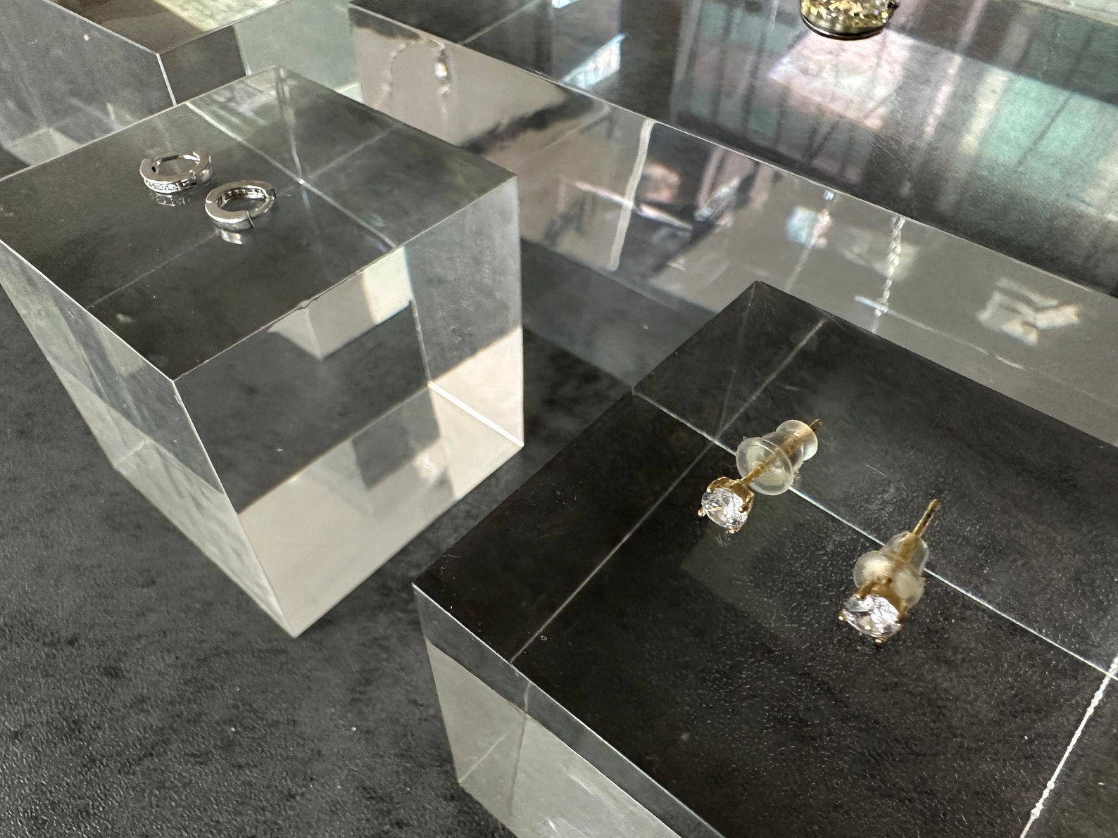 Clear Acrylic Jewelry Display Set Acrylic Jewelry Stand - Etsy