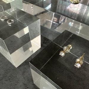 Clear Acrylic Jewelry Display Set, Acrylic Jewelry Stand, Jewelry ...