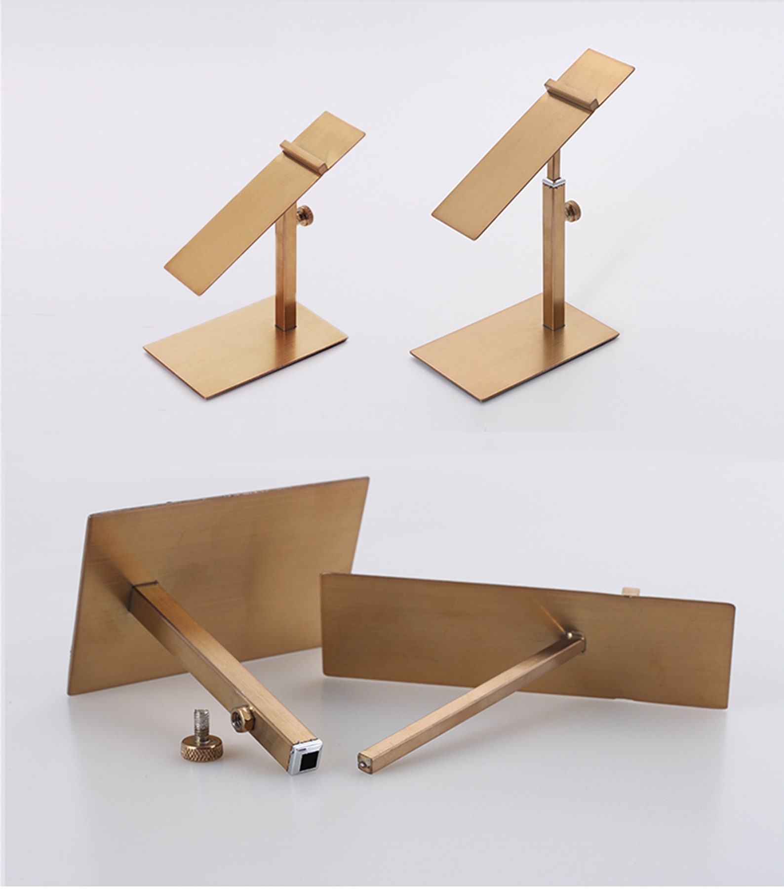 Adjustable Height Stainless Steel Shoe Display Stand: Retail Rack - Etsy