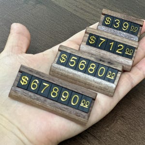 Price Tag, Price Sign, Small Price Tag, Price Tag for Jewelry Display ...