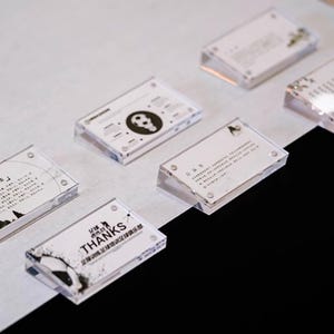 Branding Stand With Magnetics, Price Tag, Brand Sign, Clear Acrylic ...