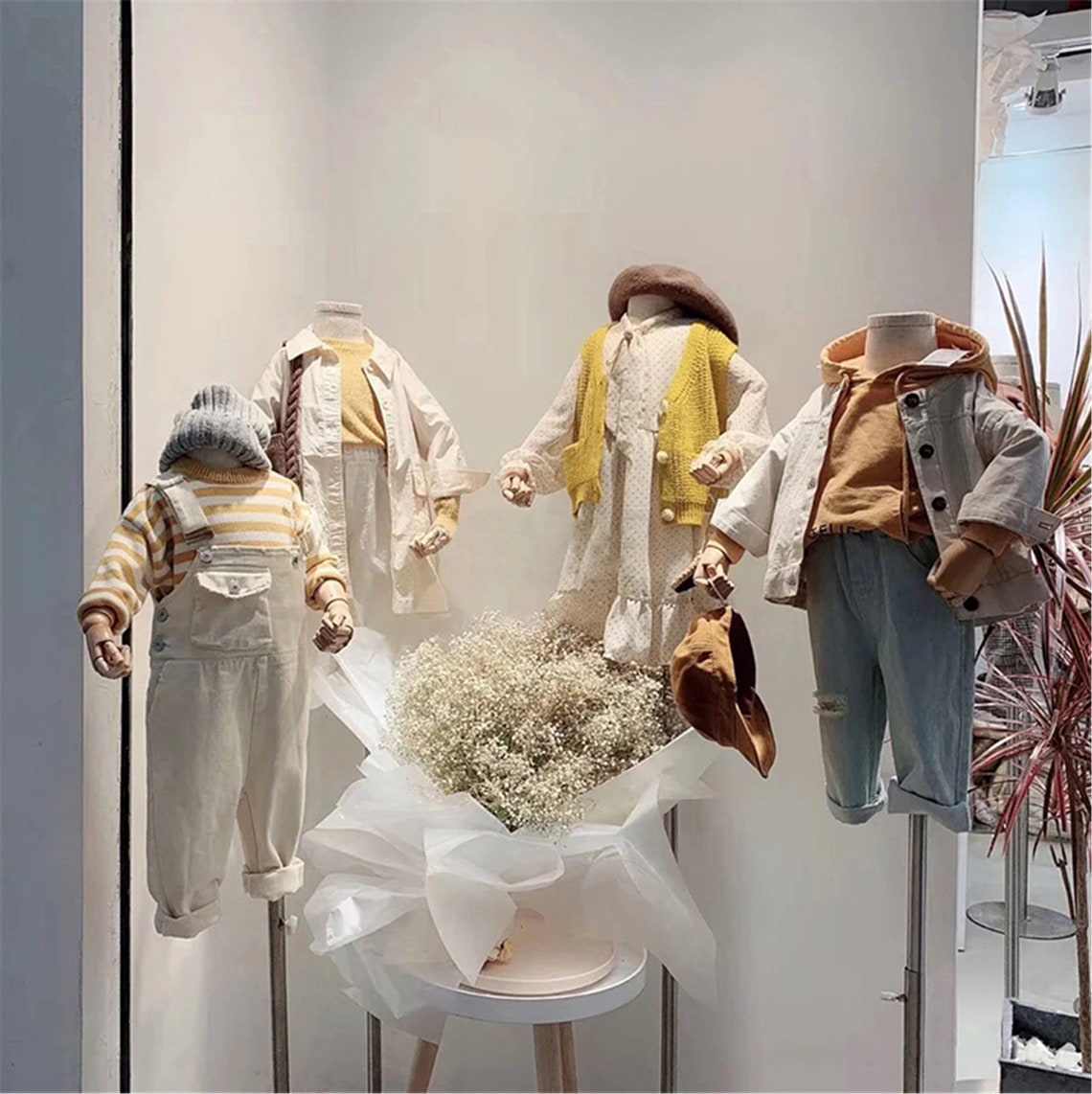 Adjustable Height Child/kids Mannequin Half Body Mannequin - Etsy