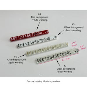 Price Tag, Price Sign, Mini Price Tag, Price Tag for Jewelry Display ...