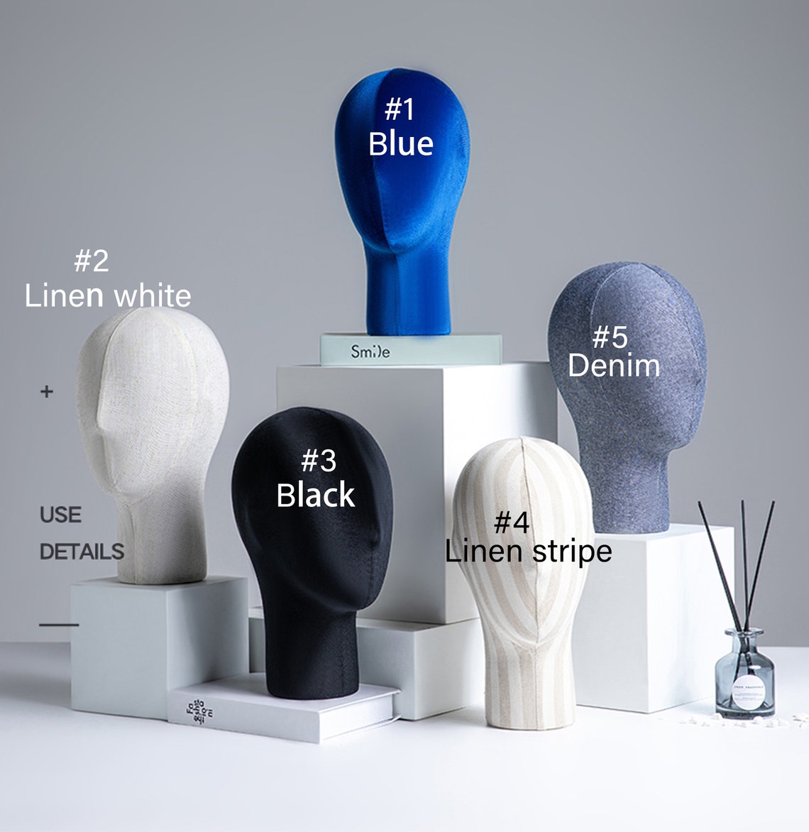 Hat Display Mask Display Glass Holder Stand Mannequin Head | Etsy