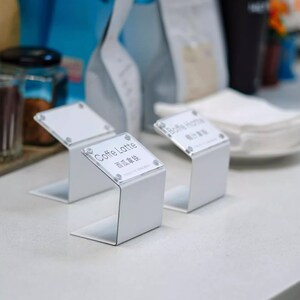 Branding Stand, Price Tag, Brand Sign, Clear Acrylic Brand Sign, Price ...