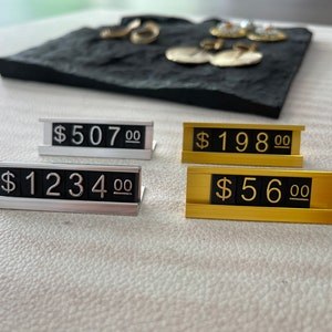 Price Tag, Price Sign, Small Price Tag, Price Tag for Jewelry Display ...