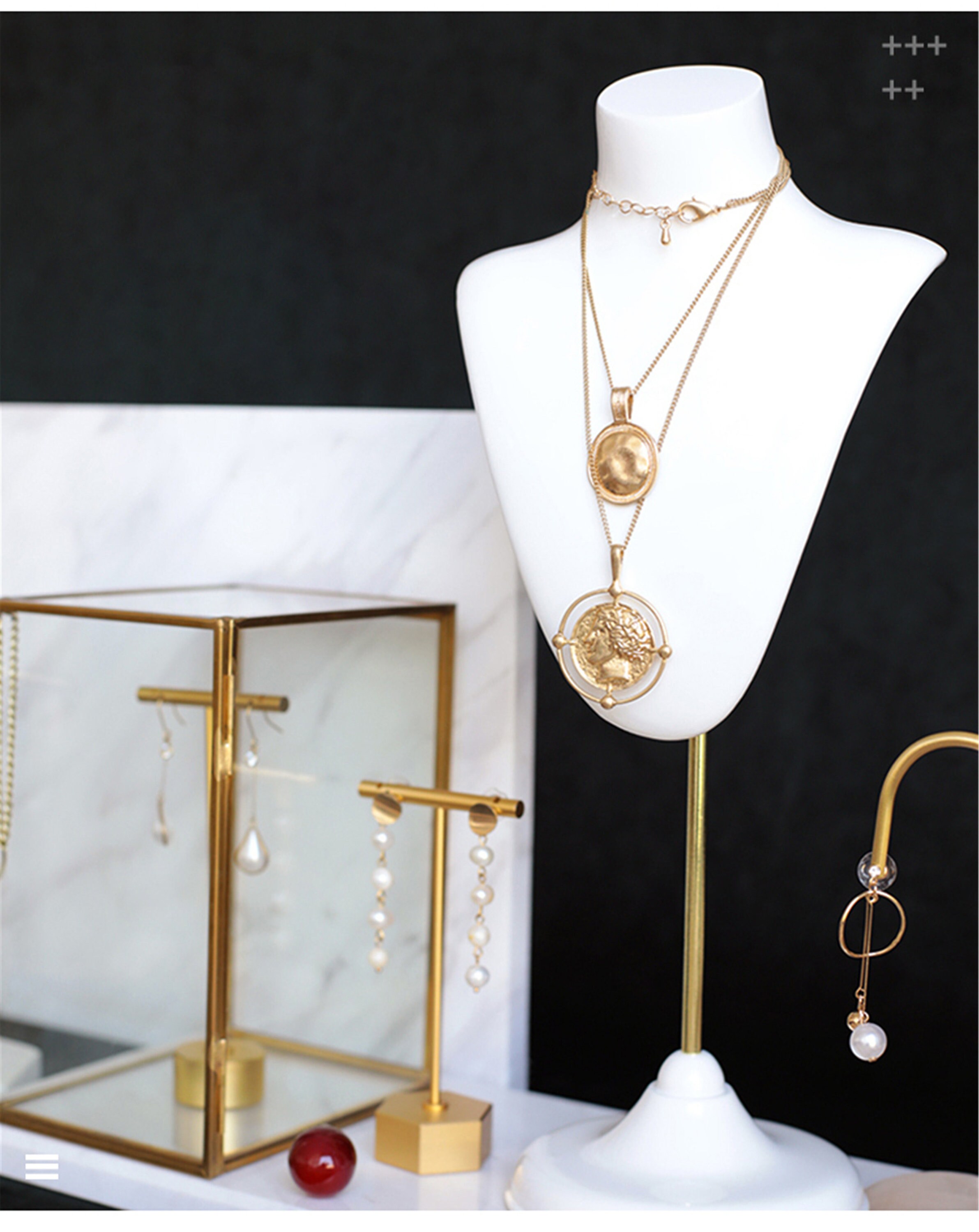 Retro Jewelry Display Marble Jewelry Display Bracelet - Etsy