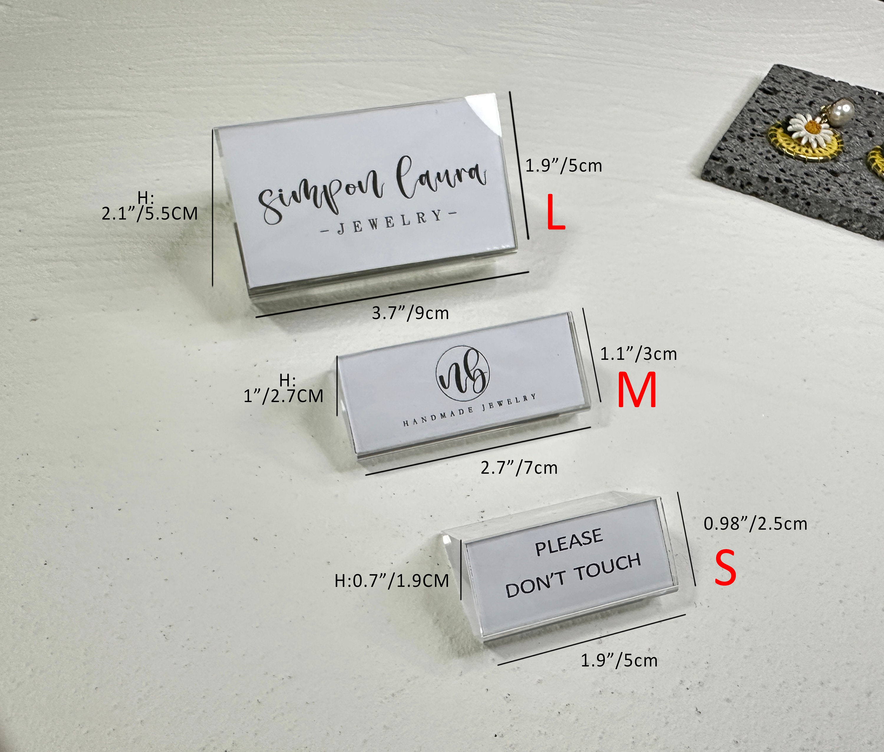 Price Tag Brand Sign Clear Acrylic Price Tag Price Tag for - Etsy