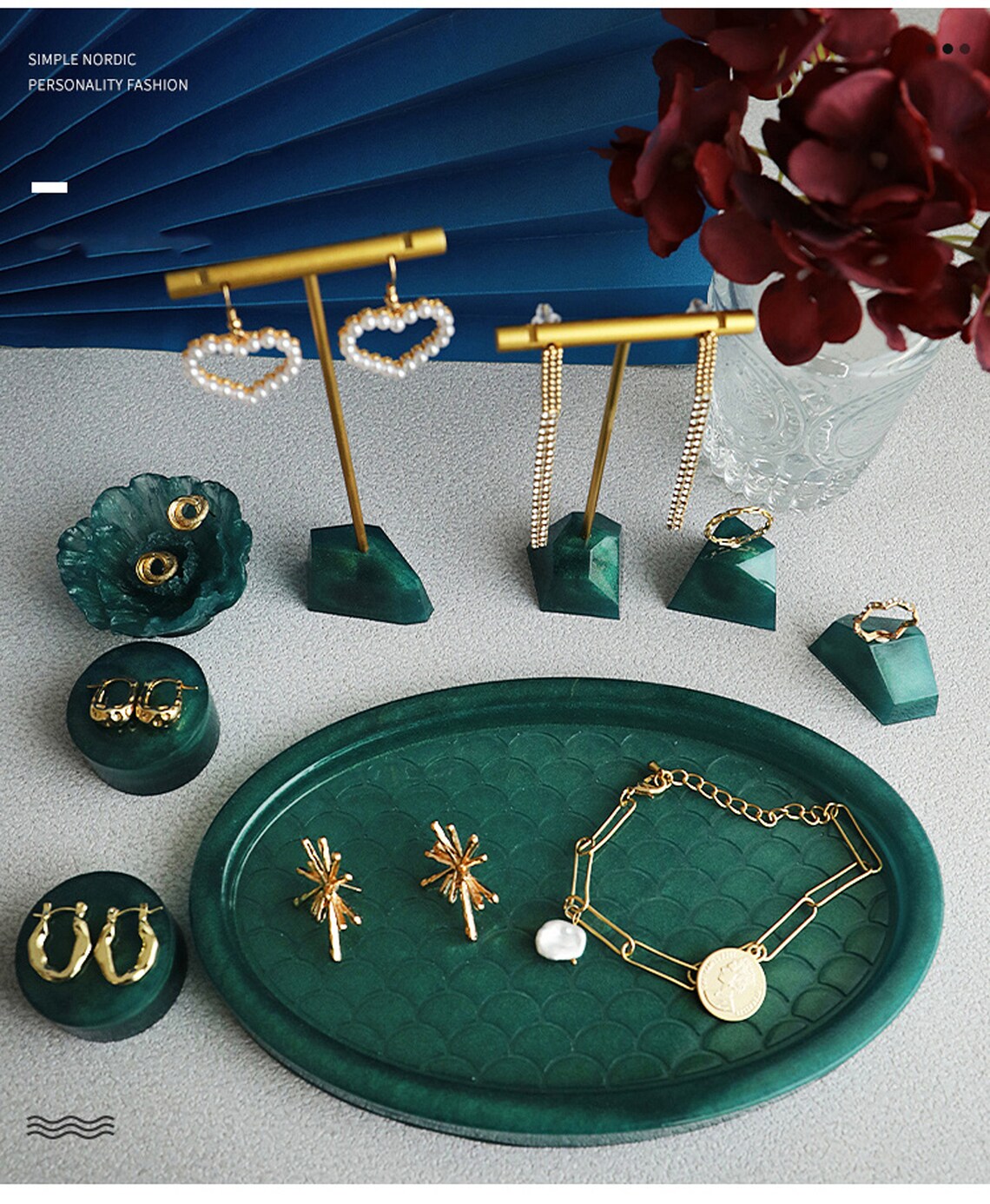 Retro Jewelry Display Resin Jewelry Display Earring Holder - Etsy