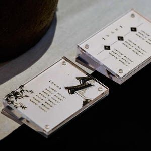 Branding Stand With Magnetics, Price Tag, Brand Sign, Clear Acrylic ...