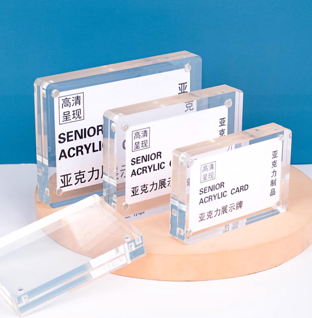 Branding Sign, Clear Acrylic Branding Tag, Business Name Sign, Price ...