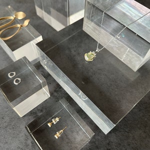 Clear Acrylic Jewelry Display Set, Acrylic Jewelry Stand, Jewelry ...