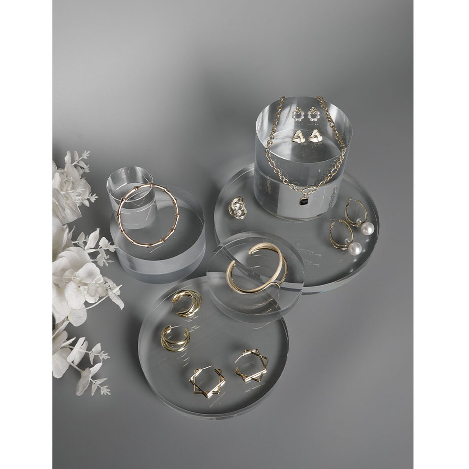 Clear Acrylic Jewelry Display Set Acrylic Jewelry Stand | Etsy