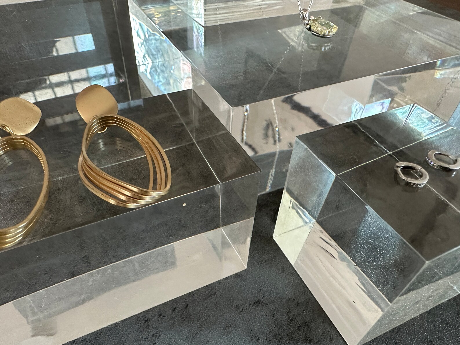 Clear Acrylic Jewelry Display Set Acrylic Jewelry Stand - Etsy