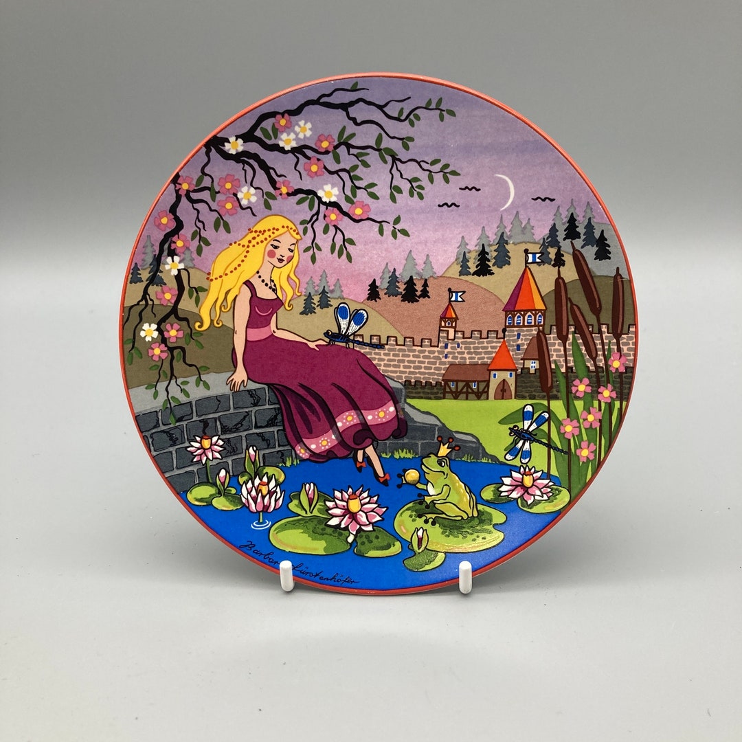 Barbara Furstenhofer 'frog Prince' Fairy Tale Plate by Poole Pottery ...