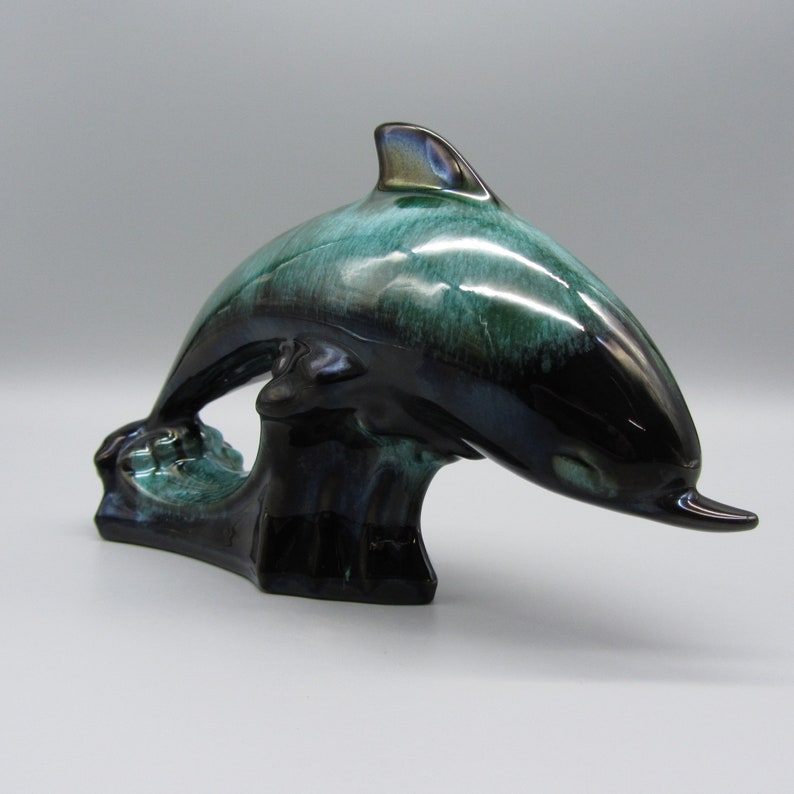 Vintage Canadian Blue Mountain Pottery Ceramic Leaping Dolphin - Etsy UK