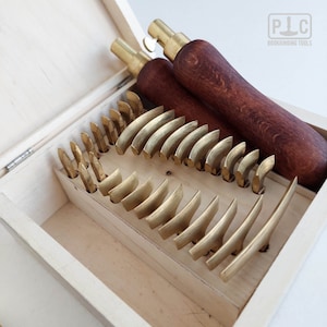 Brass Gouges - Set of 30 - Bookbinding Tools - Etsy
