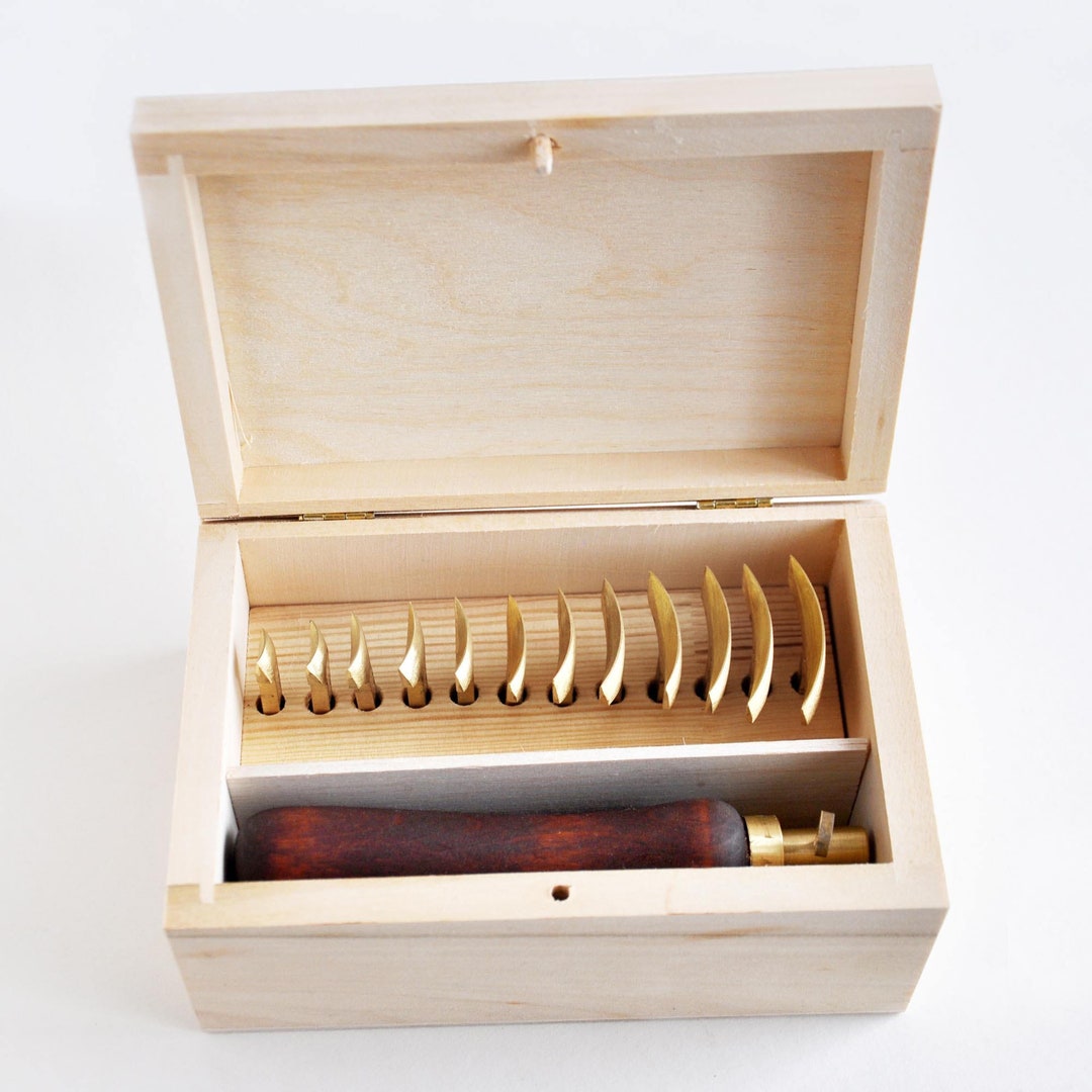 Brass Gouges - Set of 12 - Bookbinding Tools - Etsy