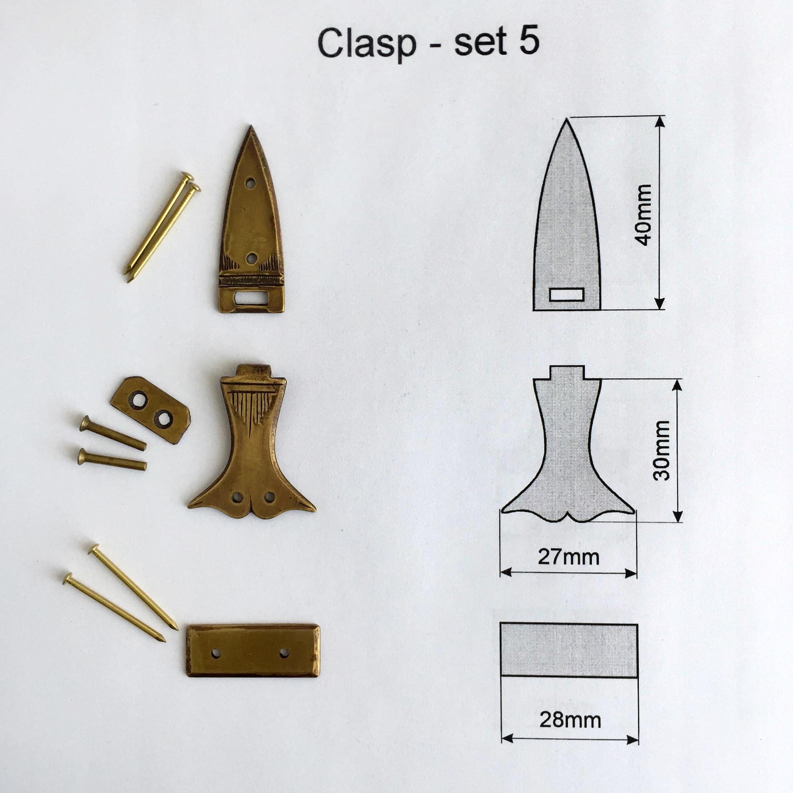 Bookbinding Clasps Sets Bookbinding Tools - Etsy