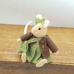 Felt Handmade Woodland Mouse, Collectable Felt Mouse, Birthday and ...
