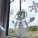 Snowman Window Stickers, Christmas Snowman, Christmas Decoration ...