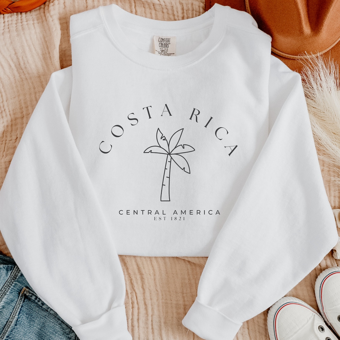 Costa Rica Sweatshirt | Comfort Colors | Costa Rica Gift | Vacation ...