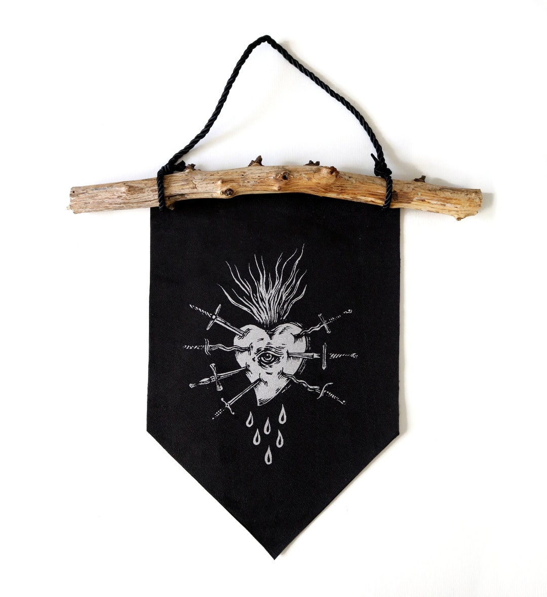 Wall Banner "seven Sorrows" - Screen Printed and Hand Crafted - Ready ...
