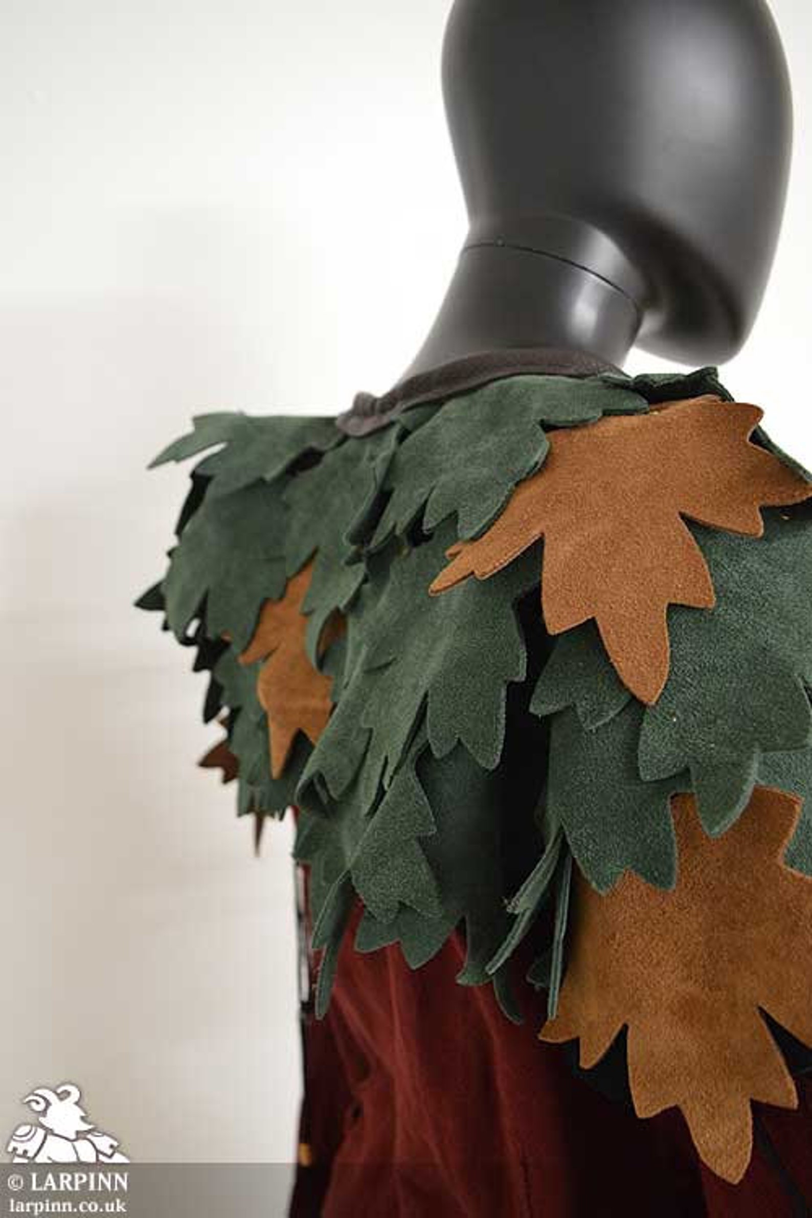Keyleth Druid Suede Leaf Mantle Larp Cosplay Costume - Etsy UK