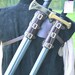 Wolf Double Back Scabbard - Brown Leather - LARP and Cosplay, Kaer ...