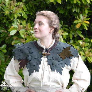 Keyleth Druid Suede Leaf Mantle - Larp, Cosplay, Costume - Etsy