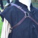 Wolf Double Back Scabbard - Brown Leather - LARP and Cosplay, Kaer ...