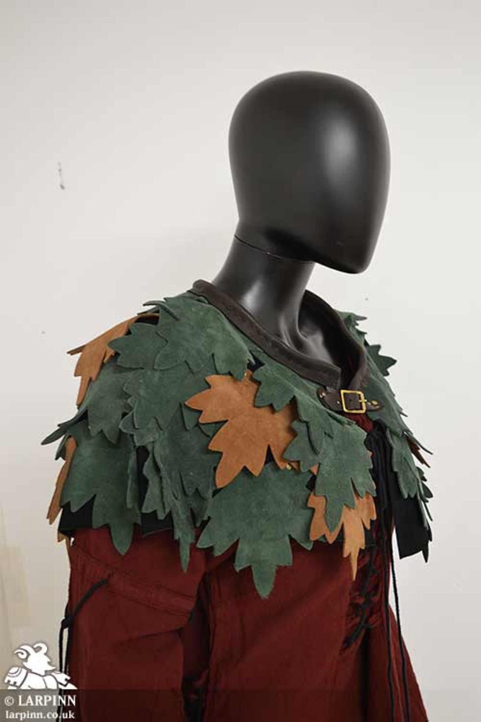 Keyleth Druid Suede Leaf Mantle Larp Cosplay Costume | Etsy UK