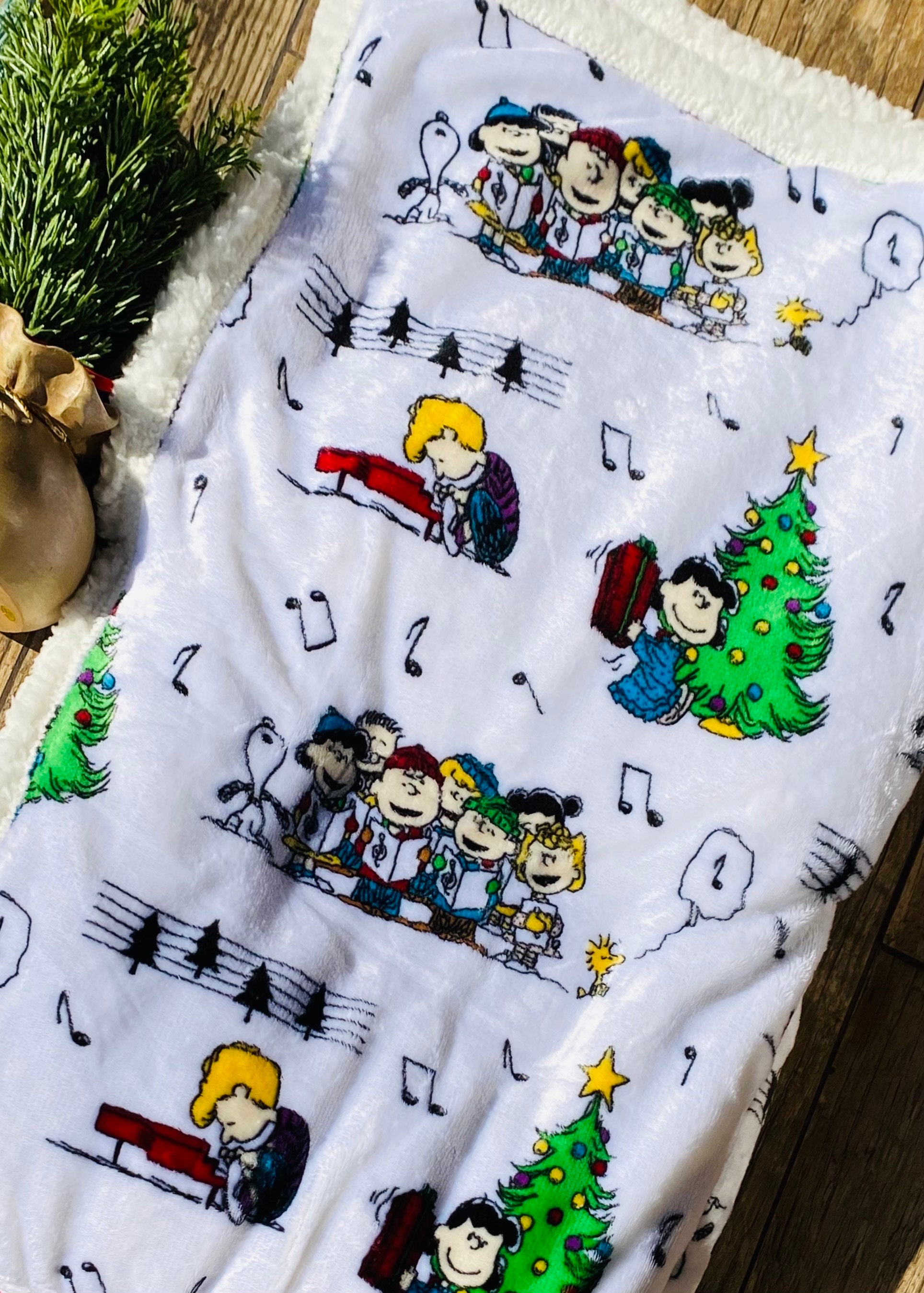 Peanuts Snoopy christmas Throw Collection - Etsy