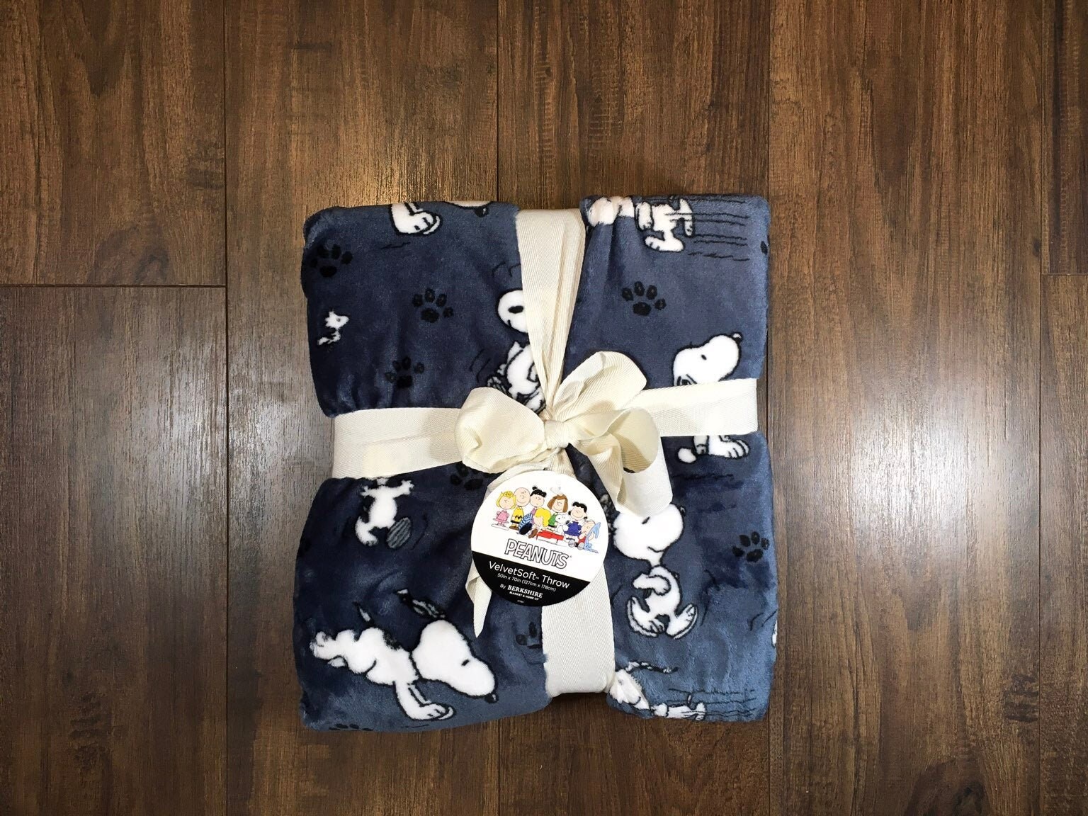 Berkshire Peanuts SNOOPY poses & Paws Soft Navy - Etsy