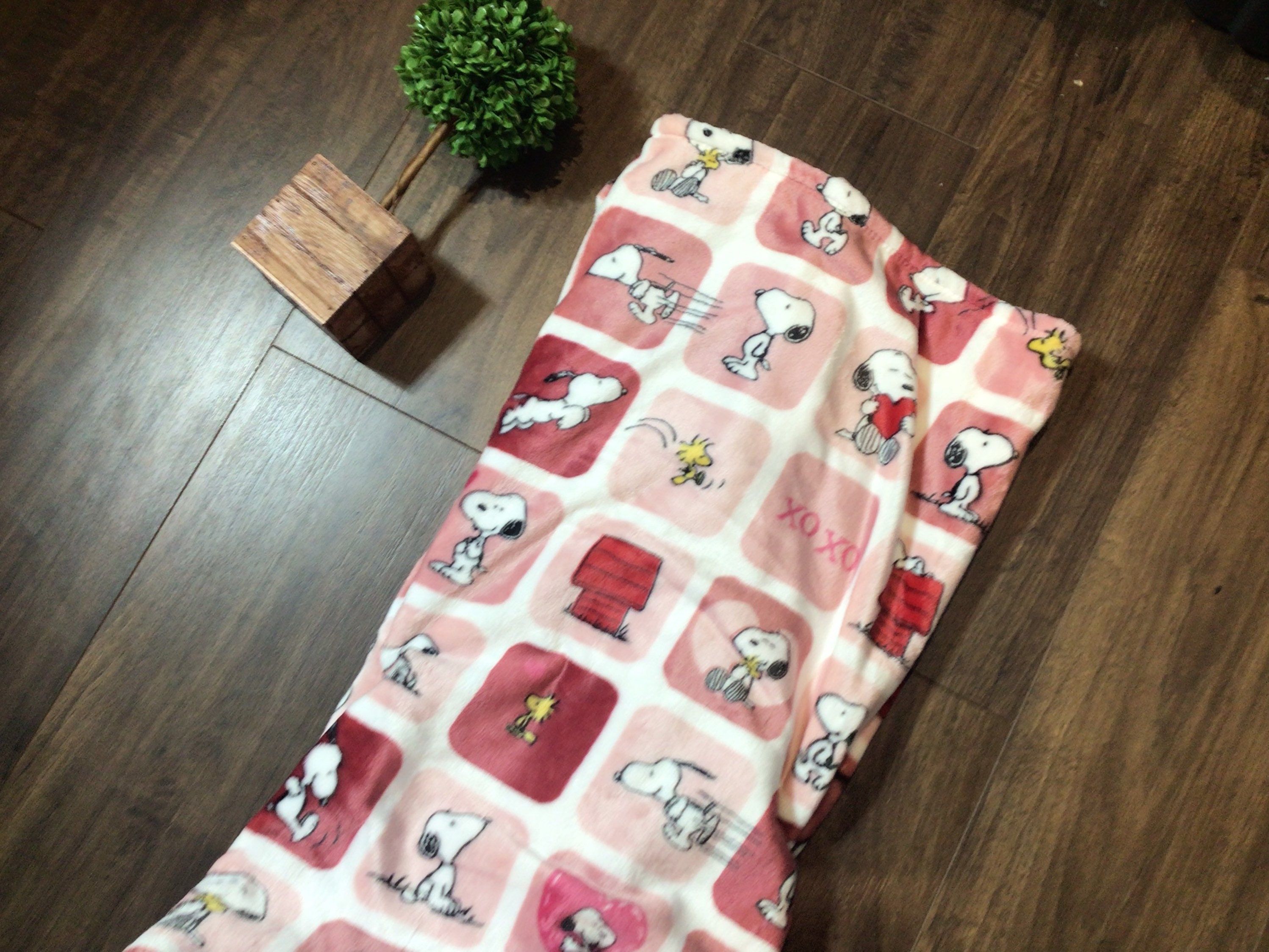 Snoopy Valentine Throw Blanket: PEANUTS "life in Box 2.0" Collection - Etsy
