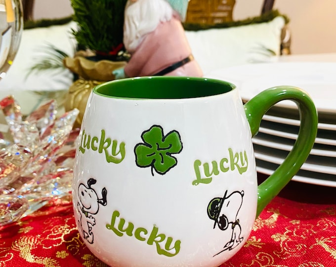 Peanuts Snoopy snoopy Lucky St Patrick Cheers and Loves Imprinted ...