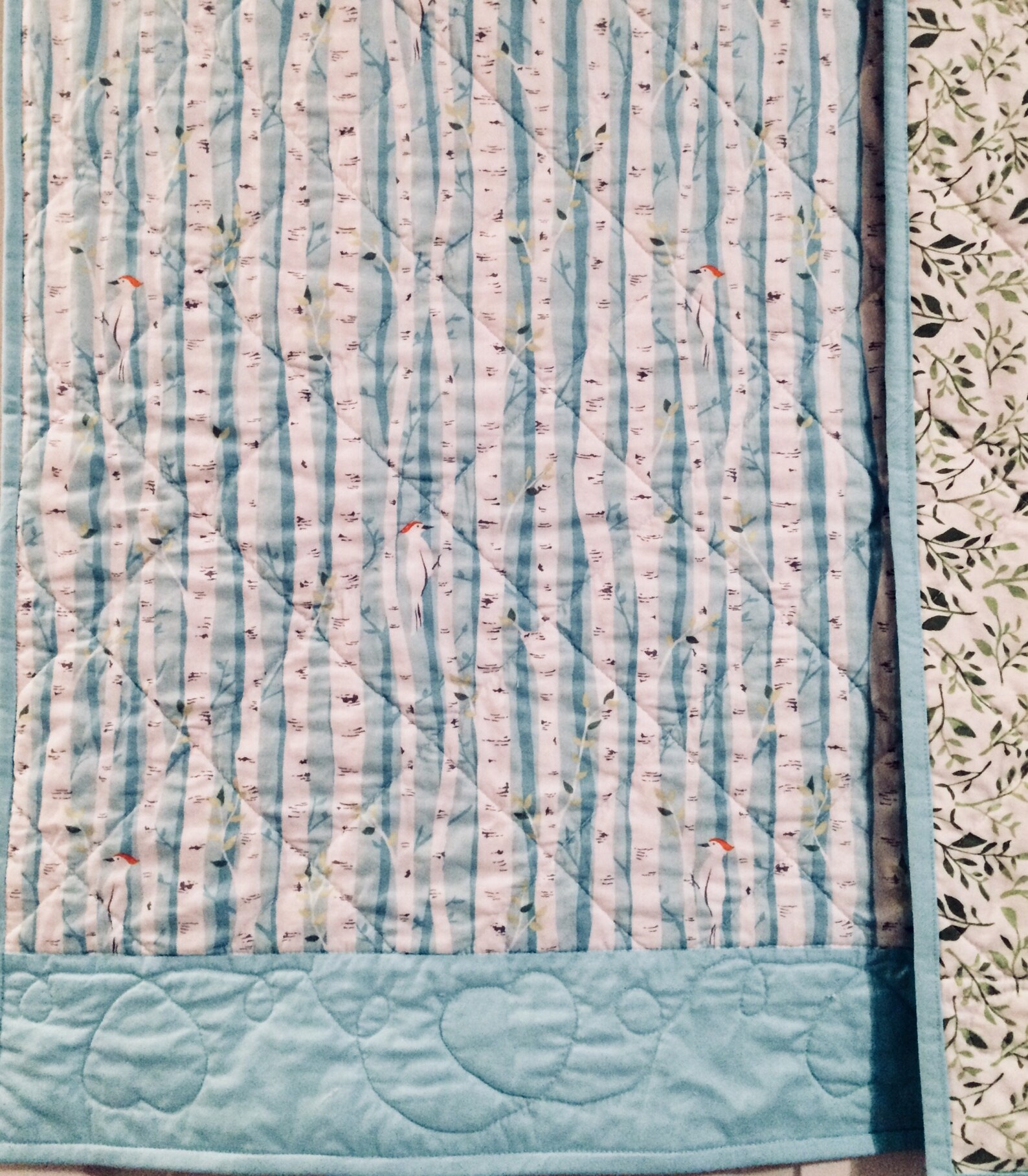 Modern Baby Quilt, Gender Neutral Quilt, Handmade Quilt, Soft Cotton ...