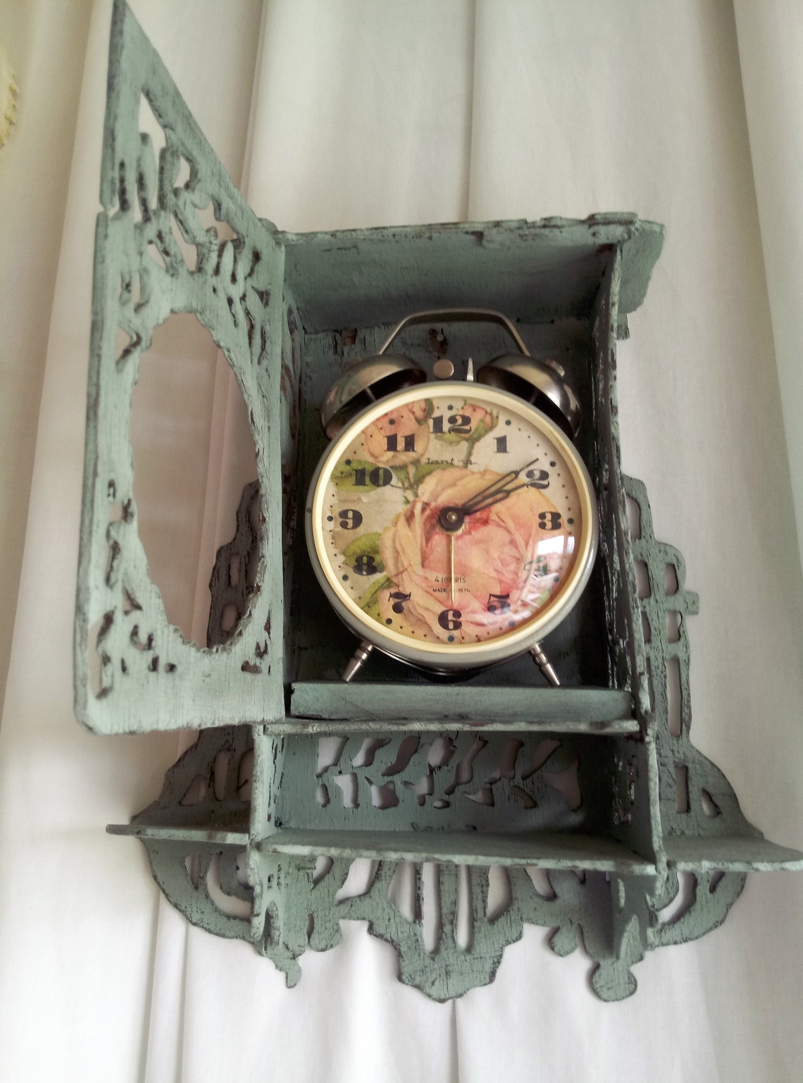 Ancient Clock, Alarm Clock in Box, Alarm Clock in Threaded Box, Clock ...