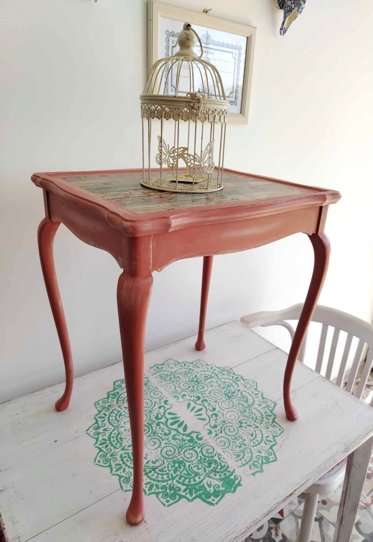 Coffee Table, Viennese Pink Coffee Table - Etsy