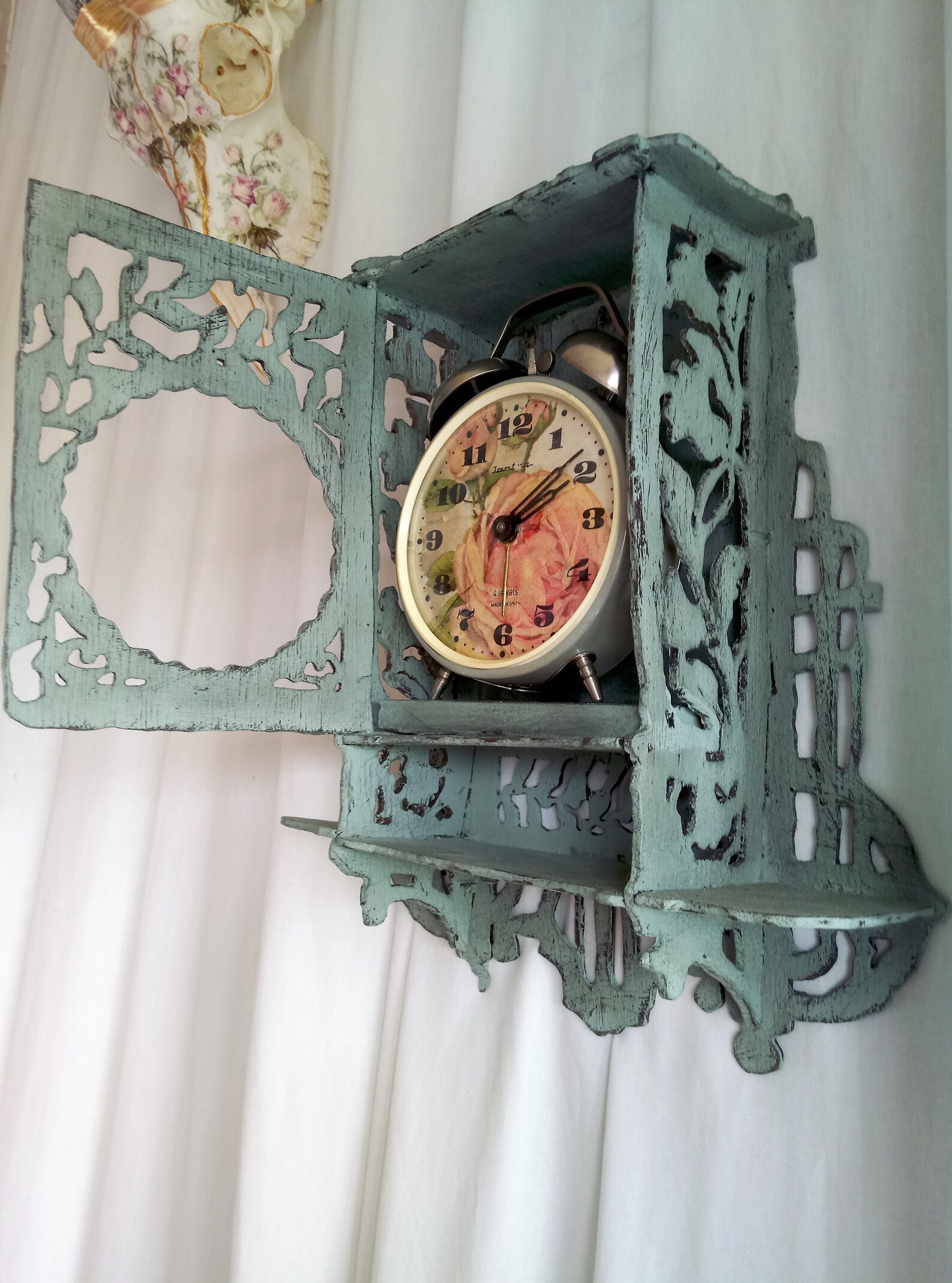 Ancient Clock, Alarm Clock in Box, Alarm Clock in Threaded Box, Clock ...