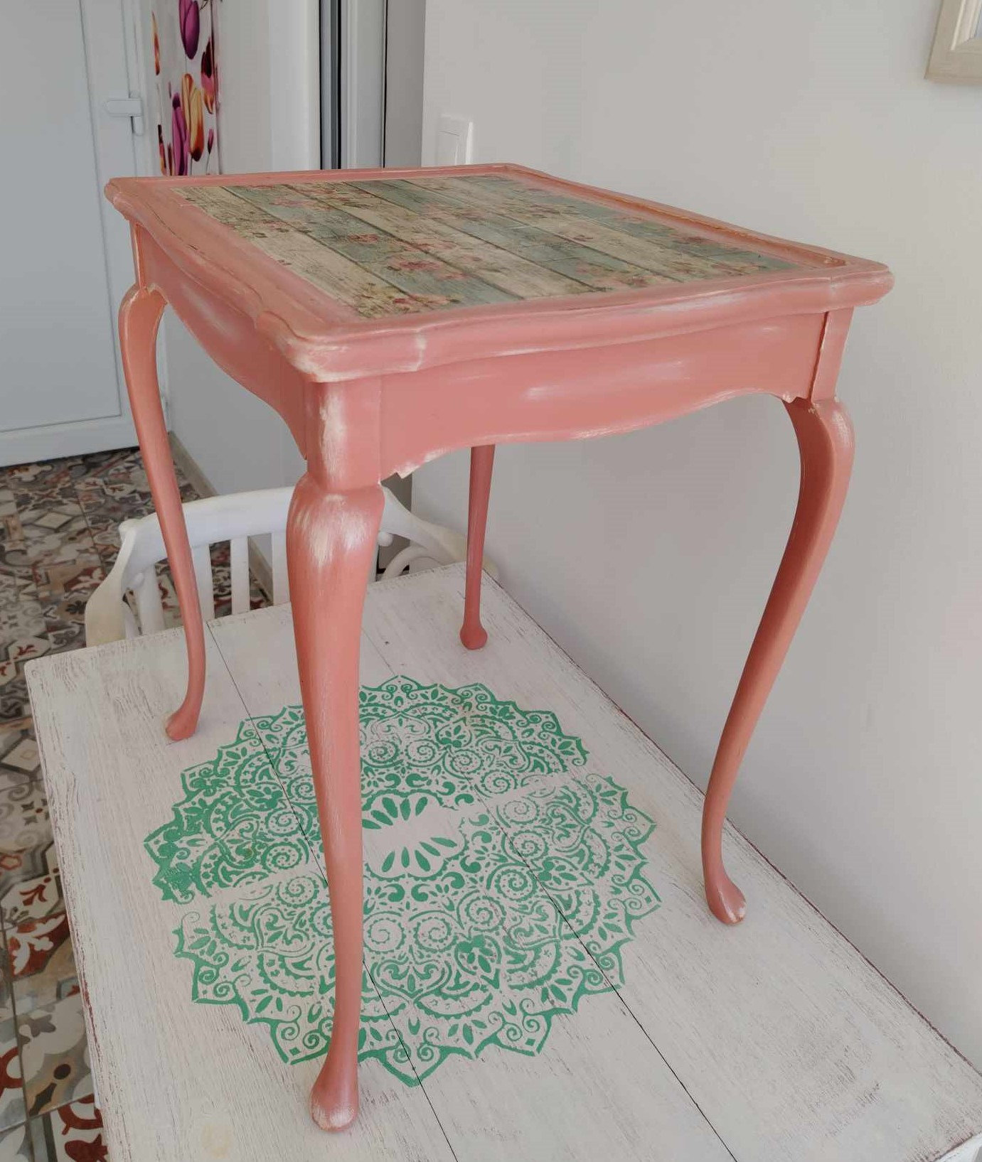 Coffee Table, Viennese Pink Coffee Table - Etsy