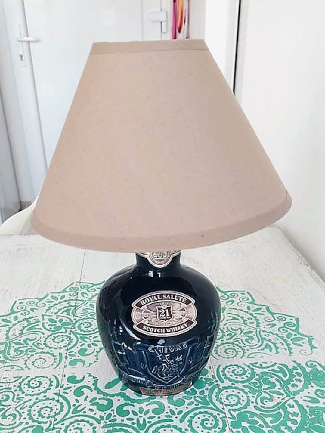Handmade Night Lamp.vintage Night Lamp.vintage Night Light Royal Salute ...