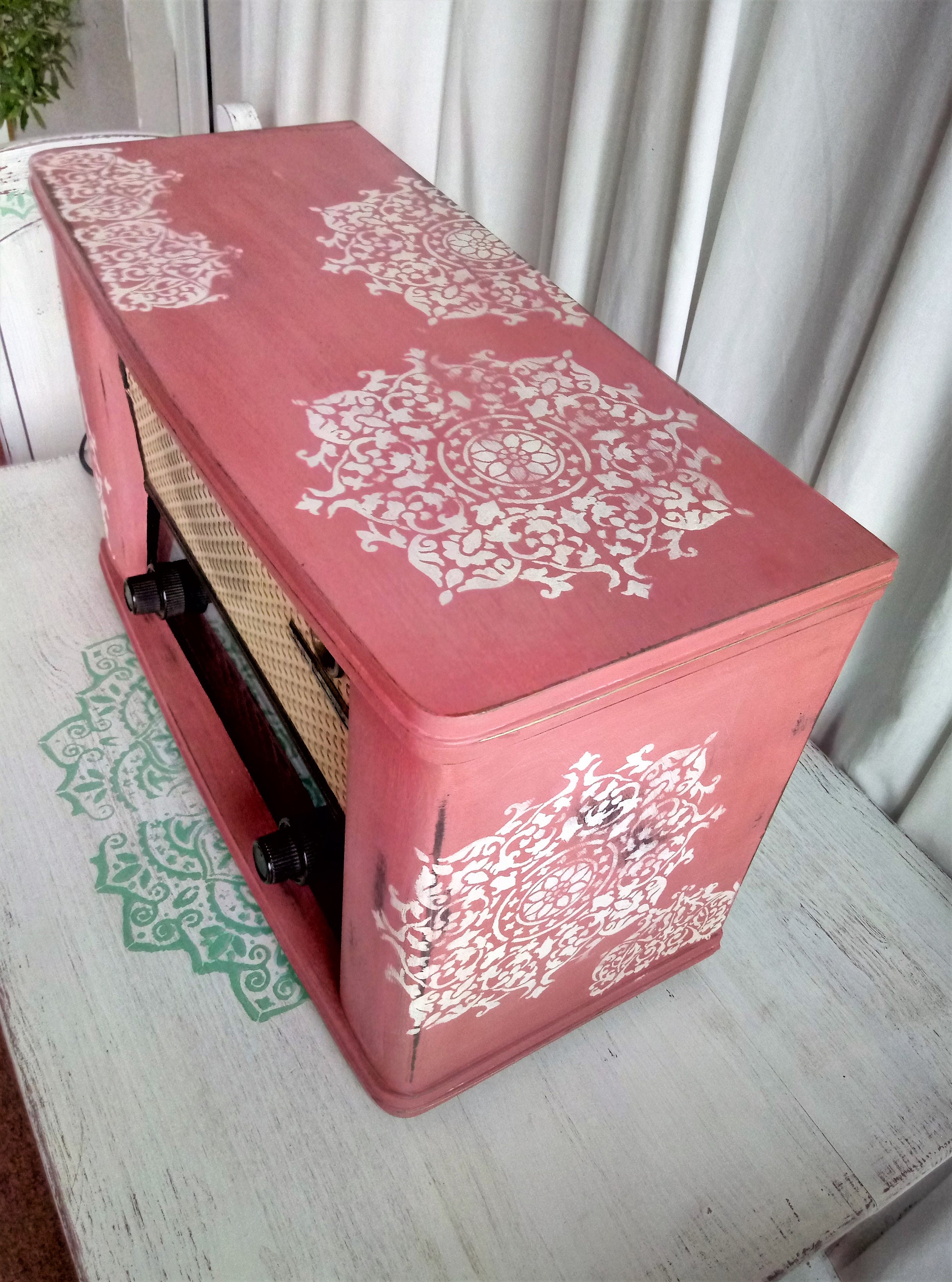 Vintage Radio,bulgarian Radio,old Radio,pink Radio,bohemian Radio ...