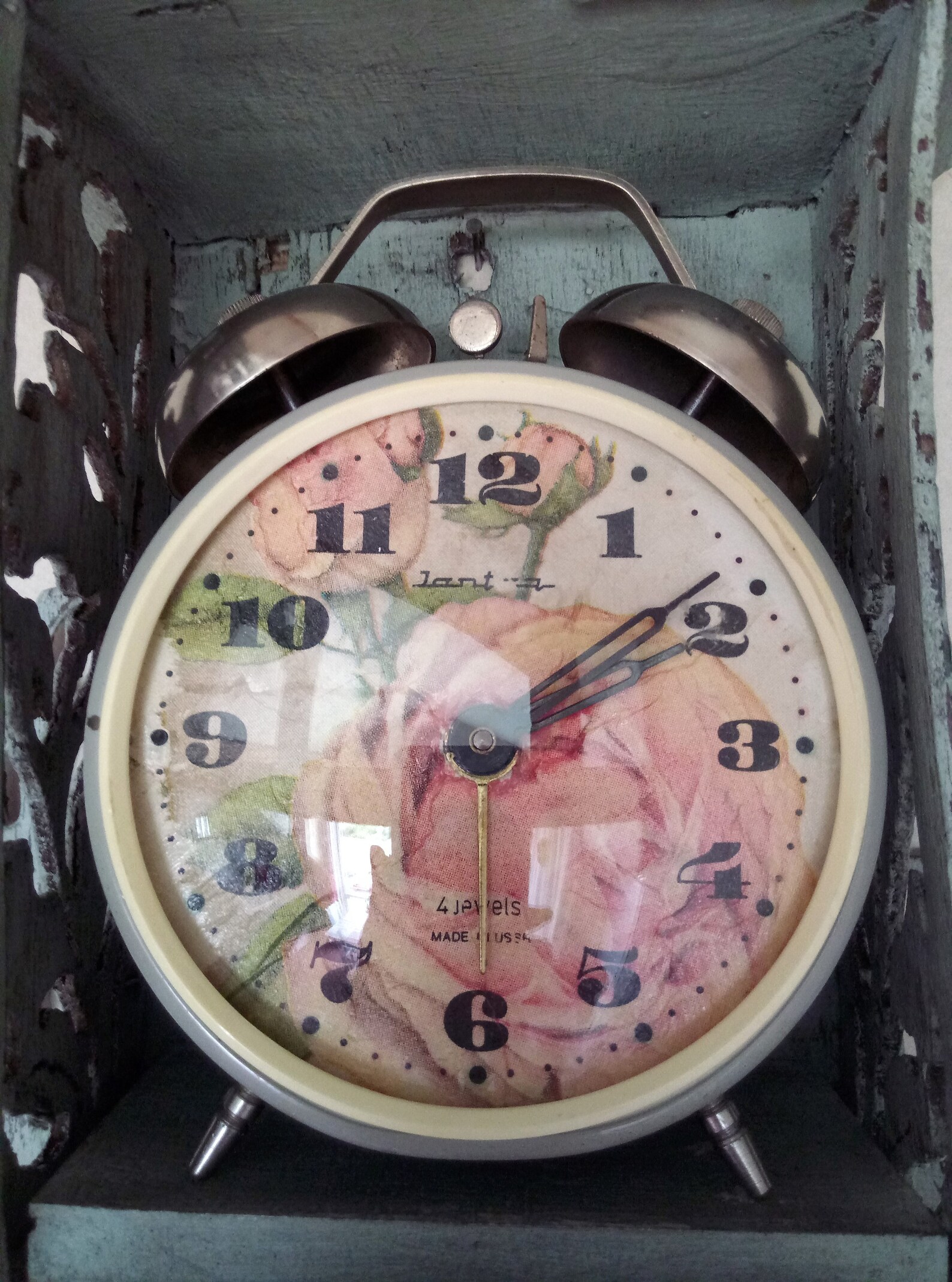 Ancient Clock Alarm Clock in Box Alarm Clock in Threaded - Etsy