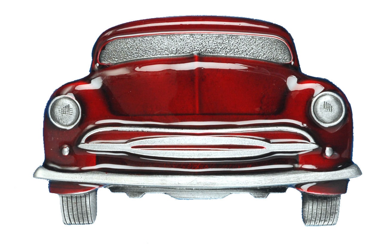 Classic Car Front View Belt Buckle - Etsy