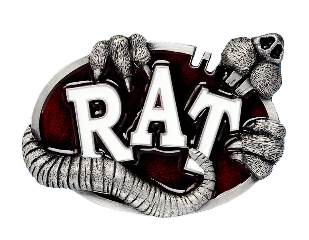 Rat Belt Buckle With Presentation Box - Etsy