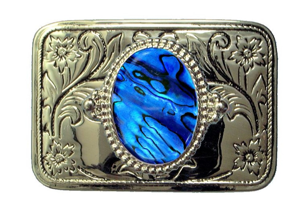 Real Authentic Shell Western Belt Buckle With Presentation Box - Etsy