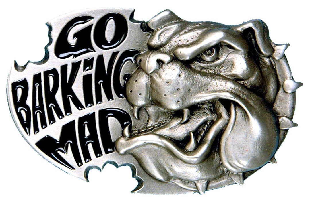 Go Barking Mad Belt Buckle - Etsy