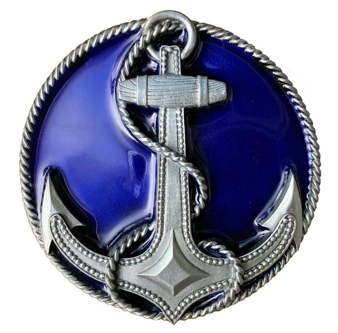 Anchor Belt Buckle With Presentation Box - Etsy